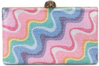Kurt Geiger Femme, Sacs, Multicolore, Taille: ONE Size Crystal Kensington Clutch