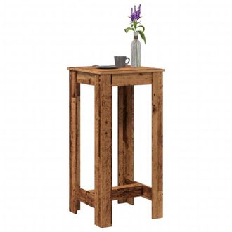 vidaXL Table de bar vieux bois 51x50x103,5 cm bois ding&eacute;nierie Vidaxl