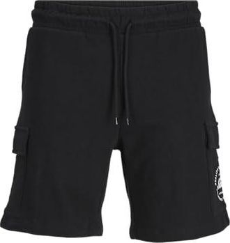 Jack & Jones Jpstswift Short de surv&ecirc;tement Cargo AUT, Noir, S Homme