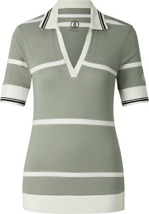 Bogner Polo-Shirt Jessi f&uuml;r Damen - Eukalyptus/Off-White - 46