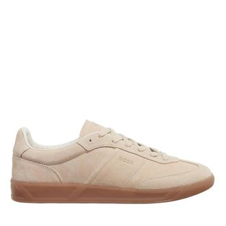 HUGO BOSS Low-Top Sneaker - Brenta Tenn - Gr. 39 (EU) - in Beige - f&uuml;r Damen
