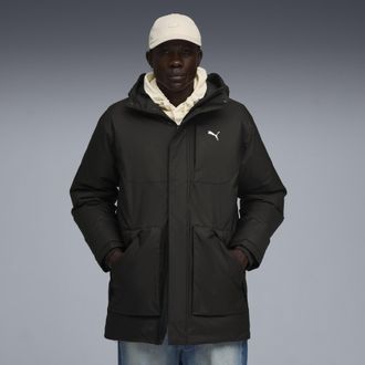 Puma Daunenparka mit Kapuze Herren, Kleidung, Schwarz, XXL
