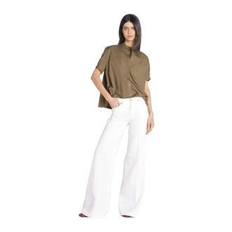 Aspesi Femme, Blouses et Chemises, Vert, Taille: 36 FR Camicia Guru