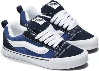 Vans KNU Skool Chaussures Sneakers Mode Original Unisexe Adulte Limited Edition 2025, Bleu marine et blanc, 38 EU