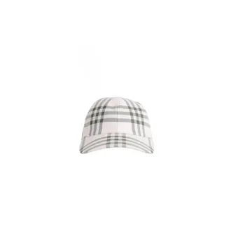 Burberry Check Cotton Baseball Cap