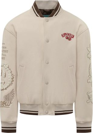 Barrow Barrow - Bomber Jacket - Homme - Vestes - Beige - Taille: S