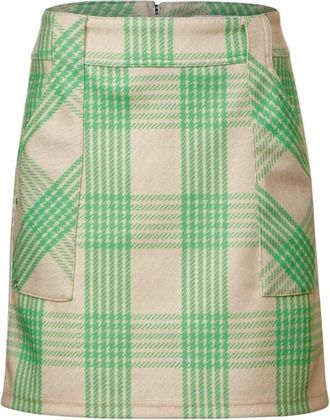 Street One Kurzer karierter Rock - - Skirts - Damen - Mehrfarbig - XL
