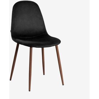 Sklum Pack mit 2 Glamm Esszimmerst&uuml;hlen Dunkles Holz