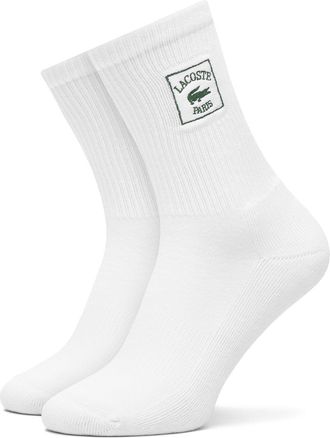Lacoste Lange Socken Lacoste RA0349 Wei&szlig;