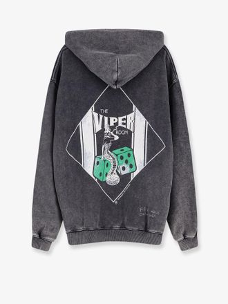 Represent Mens Hooded Sweatshirt Grey Cotton Sweatshirts Sweater