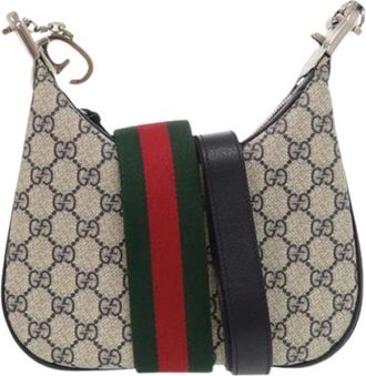 Gucci Pre-owned Sac bandouli&egrave;re Attache - Femme - Pre-owned - Beige - Taille: ONE Size