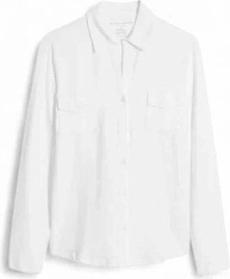 Majestic Filatures Damen, Blusen & Hemden, Weiß, LGröße