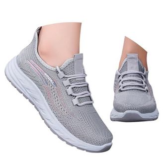 Generic Chaussure Femme Ete Pas Cher Baskets sans La&ccedil;Age Lacet Legere Basket Enfiler Facile Plat Marche Sport Chaussures D&eacute;contract&eacute;es en Toile Jogging Peu Pr