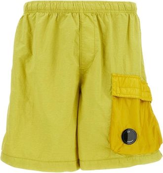 C.P. Company C.p. Company, Homme, Maillots de bain, Jaune, Taille: L Flatt Nylon Swim Shorts