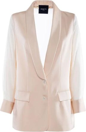 Nenette Femme, Vestes, Beige, Taille: 40 FR Blazer