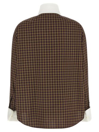 Marni Check Cotton Shirt - Brown