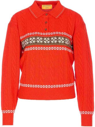 Guest In Residence Poloshirt - Rot