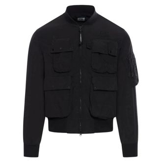 C.P. Company Stylische Bomberjacke f&uuml;r M&auml;nner - - Jackets - Herren - Schwarzk - S