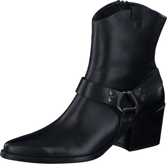 Paul Green Damen Bootie, Frauen Klassische Stiefeletten,halbstiefel,Kurzstiefel,uebergangsschuhe,uebergangsstiefel,Boots,Schwarz (Black),40 EU / 6.5 UK