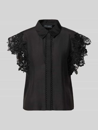 Copenhagen Muse Regular Fit Bluse mit Spitzenbesatz Modell MOLLY