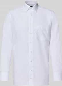 Olymp Regular Fit Freizeithemd mit Logo-Stitching Modell New