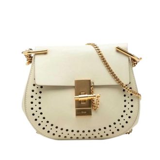 Chlo&eacute; Pre-owned The Drew Shoulder Bag - Femme - Pre-owned - Blanc - Taille: ONE Size