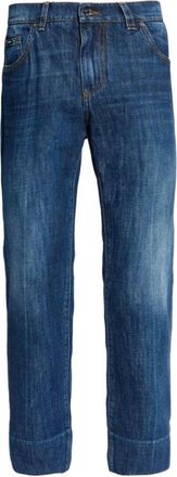 Dolce & Gabbana Homme, Jeans, Bleu, Taille: M Jean Coupe Classique