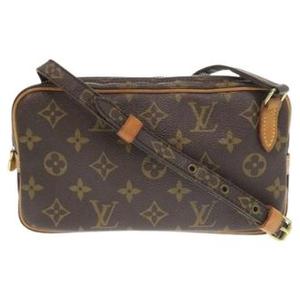 Louis Vuitton Sac bandouli&egrave;re Vintage en toile Pre-owned - Femme - Pre-owned - Brun - Taille: ONE Size