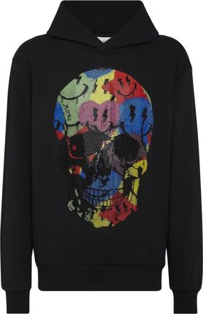 Philipp Plein Herren, Sweatshirts & Hoodies, Schwarzk, LGröße