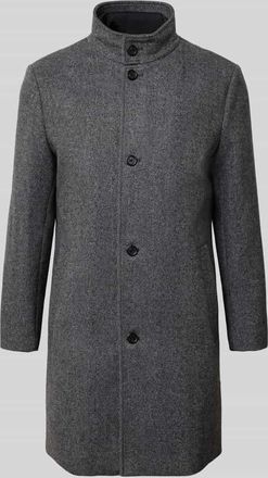 Selected Regular Fit Wollmantel mit Stepp-Einsatz Modell RAINAR