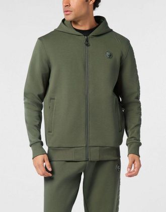 Plein Sport Sweatshirt Kapuzen-Sweatjacke