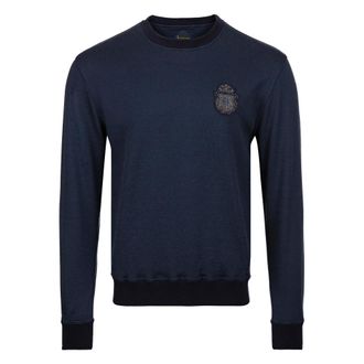 Billionaire Boys Club Homme, Sweatshirts et sweats &agrave; capuche, Bleu, Taille: XS SweaT-shirt Crest