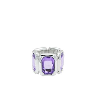 Essentiel Femme, Accessoires, Violet, Taille: ONE Size Jelpy Bracelet with Big Stones