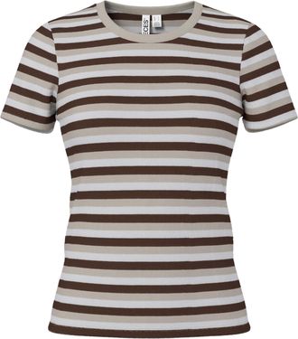 Pieces Pcmay Ss Striped Tee JRS Bc