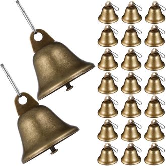 OSALADI 40st&uuml;cke H&auml;ngende Metallglocken Vintage Design Dekorative Windspiele f&uuml;r Innen Kleine Glocken als Anh&auml;nger f&uuml;r Feste Handgefertigte Retro-Glocken zum 