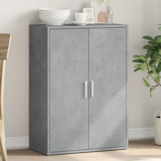 vidaXL Buffet gris béton 60x31x84 cm bois dingénierie - Vidaxl