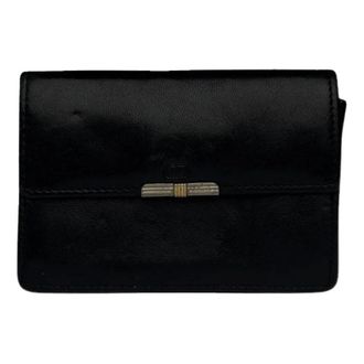 Dior Portefeuille en cuir doccasion - Femme - Pre-owned - Noir - Taille: ONE Size