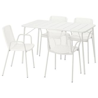 IKEA TORPAR&Ouml; Tisch+4 Armlehnst&uuml;hle/au&szlig;en