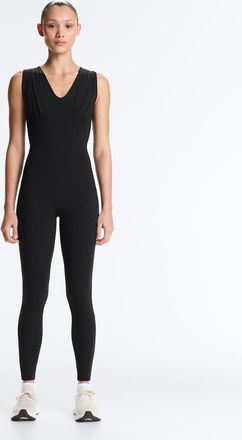 Oysho Combinaison ample et l&eacute;g&egrave;re &agrave; col V - Noir