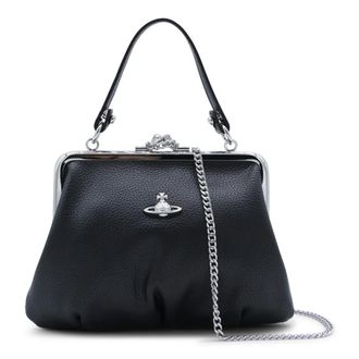 Vivienne Westwood Hobo Bags - Black Handbag With Structured Silhouette - Gr. unisize - in Schwarz - f&uuml;r Damen