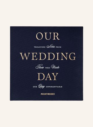 Printworks Printworks G&auml;stebuch Our Weddding Day pink