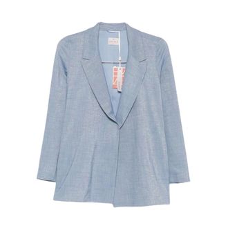 Marella Femme, Vestes, Bleu, Taille: 40 FR Emmcentro Blazer