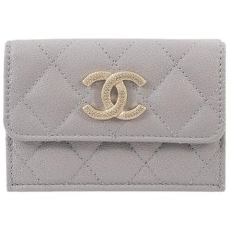 Chanel Pre-owned Geldb&ouml;rse (dreifach gefaltet) - - Pre-owned - Damen - Grau - ONE SIZE