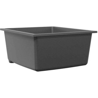vidaXL K&uuml;chen-Sp&uuml;le Grau 38 x 44 x 20 cm Granit Vidaxl