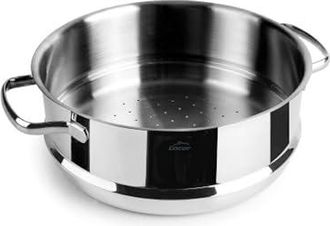 Lacor Lacor - 35520 - Basic Couscous, Edelstahl 18/10, vielseitig und ergonomisch, spülmaschinenfest, ø20cm