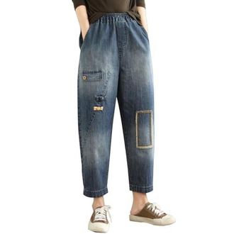 Generic Jean amincissant pour femme, pantalon d&eacute;t&eacute; taille haute extensible avec poches, pantalon Palazzo confortable Y2K, jean d&eacute;contract&eacute; pour un usage quoti