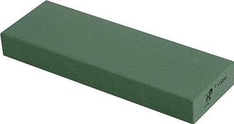 Miyabi Pierre à aiguiser, Grain 1000, Oxyde dAluminium, 21x7 cm, Verte