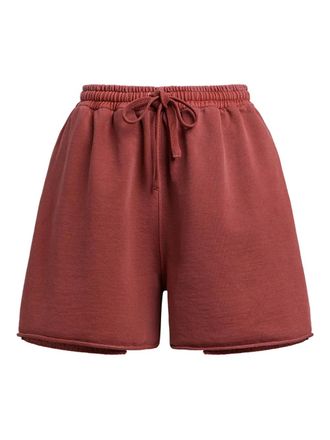 12 Storeez short en &eacute;ponge &agrave; lien de resserrage - Rouge