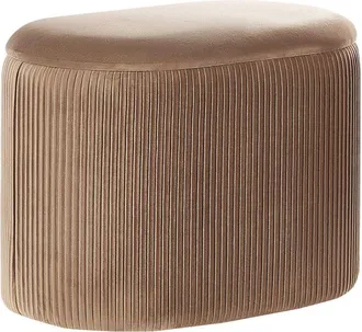 Beliani Pouf de Style Glamour avec Espace de Rangement Pratique 41 cm Richland