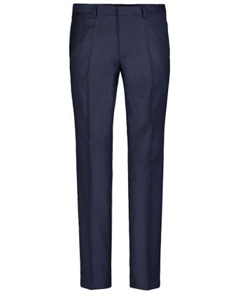 Roy Robson Anzughose aus Schurwolle mit Pinpoint-Muster, Slim Fit in